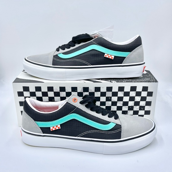 Vans | Shoes | New Vans Old Skool Lucid Atlantis Black Gray Skate Shoe ...